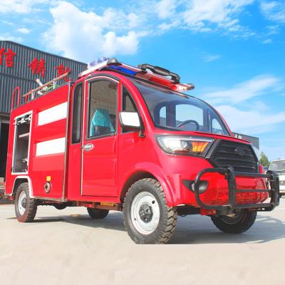 China Factory Manufacturing Fire Fighter Truck Electric Mini Fire Fighting Truck for Sale for sale