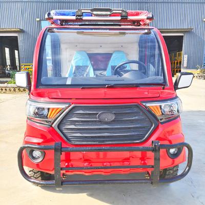 China New Mini Fire Truck with Water Tank Electric Fire Fighter Truck 4x2 Drive Wheel Hot Sale for sale