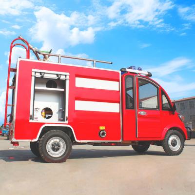 China Newest Design Mini Electric Fire Fighting Truck 2 Seats Fire Fighting Truck Price for sale