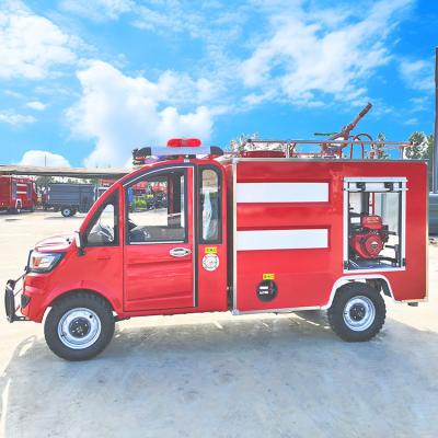 China Mini Fire Truck New Condition 4x2 Drive Wheel Electric Fire Fighting Vehicle Hot Sale for sale