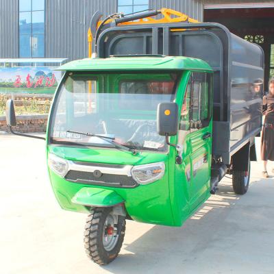 China Special Vehicle Small Three-Wheeled Trash Truck Electric Compressed Garbage Trucks for Sale for sale