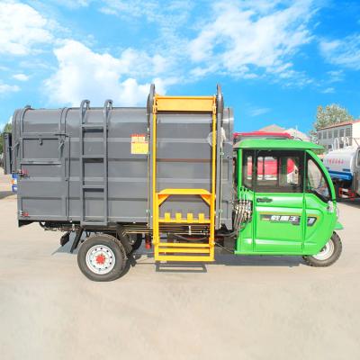 China New 3CBM Sanitation Truck Compression Rubbish Collect Trucks Garbage Compactor Truck for sale