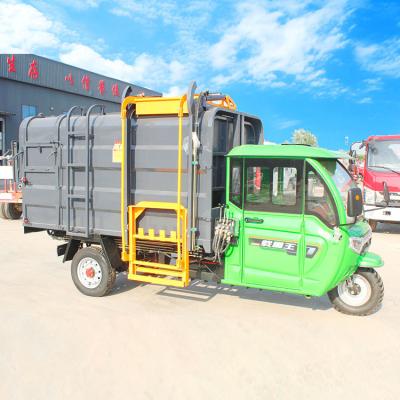 China China Factory Rubbish Collection 1 Ton Compactor Mini Garbage Trucks Side Loader Garbage Truck for sale