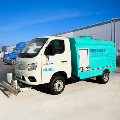 China New Full Electric Road Vacuum Sweeper Truck Street Cleaning Vehicle with Washing Function Washing Sweeper Truck for sale