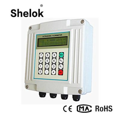 China Wall-mounted LCD liquid oil DN15~6000 pipeline ultrasonic flow meter for sale