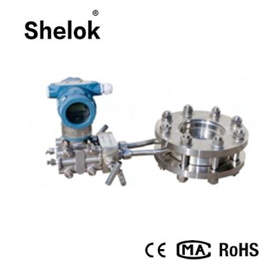 China Differential pressure fuel 4-20mA RS485 orifice plate liquid gas flow meter for sale