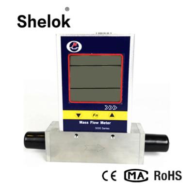 China MF5000 4-20mA nitrogen gas biogas 3 ~ 19 mm thermal mass flow meter for sale