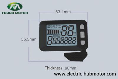 China Multi Function LCD Display Electric Bike Accessories , HD Electric Bicycle LCD Display for sale