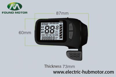 China High Definition Electric Bike LCD Display For Battery Indicator / Motor Speed Indicator for sale