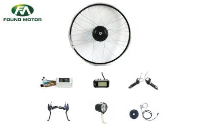 China 48V 500W BLDC Geared Motor Electric Bike Conversion Kit with Optional Front Light for sale