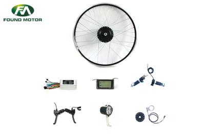 China 48V 500W BLDC Geared Motor Electric Bike Conversion Kit with Optional Brake Lever for sale