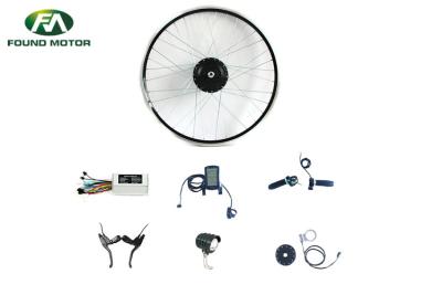 China 48V 350W BLDC Geared Motor Electric Bike Conversion Kit with Optional Brake Lever for sale