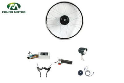 China 26'' 48V 350W BLDC Geared Motor Kit Electric Bike Bicycle Converison Kit for sale
