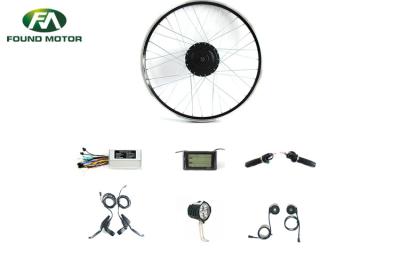 China Electric Bicycle BLDC Geared Motor 48V 500W Electric Bike Conversion Kits with Normal Connectors for sale
