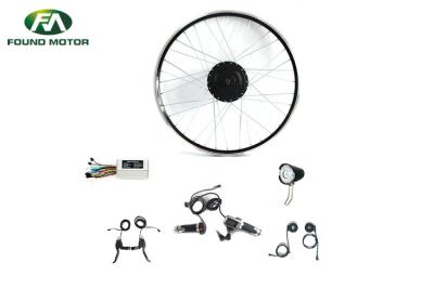 China 26'' 48V 500W Power Display Throttle kit Electric Bike Conversion Kit with BLDC Geared Motor for sale