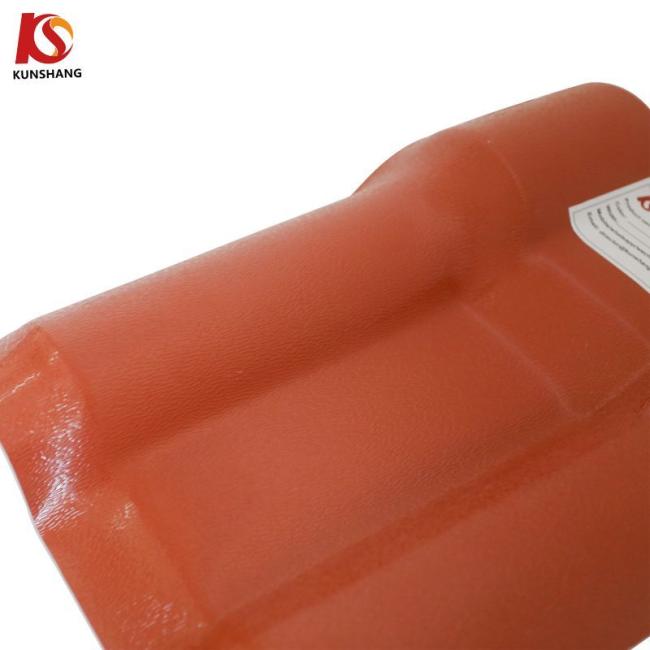 Weather Resistant ASA Surface PVC Tile Roof Sheet for Prefab House Roofing