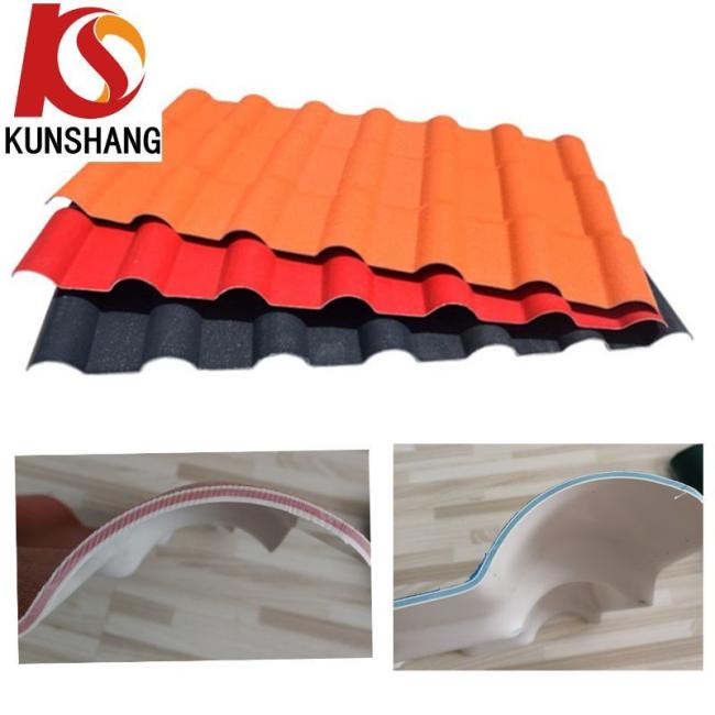 Spanish Plastic Roof Tile ASA PVC UPVC Roofing Sheet for Residential House