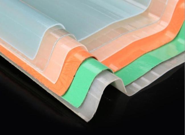 Custom Designed Lightweight FRP Roofing Sheet Modern Plain Roof Tiles