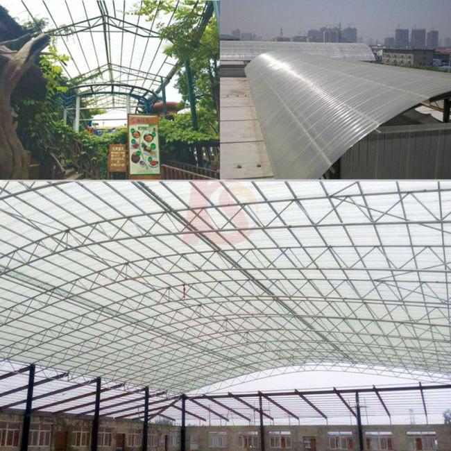 Custom Designed Lightweight FRP Roofing Sheet Modern Plain Roof Tiles
