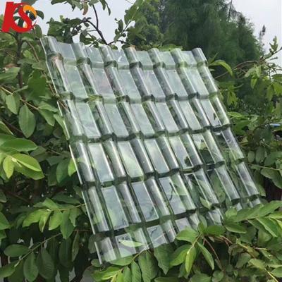 China Proteção contra incêndio B1 Personalizado de baixa taxa de curvatura de plástico ASA painéis de telhado de isolamento corrugado folhas para o mercado espanhol à venda