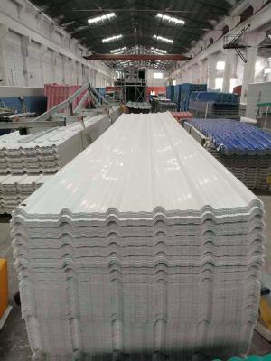 China 4 Layer ASA Coating PVC Trapezoidal Roof Sheets White ASA Surface UPVC Roofing Sheet with 1.5-3.0mm Thickness for sale