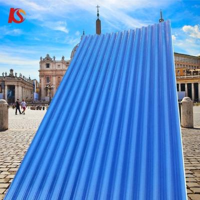China 2.000kg Gross Weight Grey Color Plastic Construction Roof Tile Trapezoidal Sheets ASA De PVC Roofing Sheet for Colorful for sale