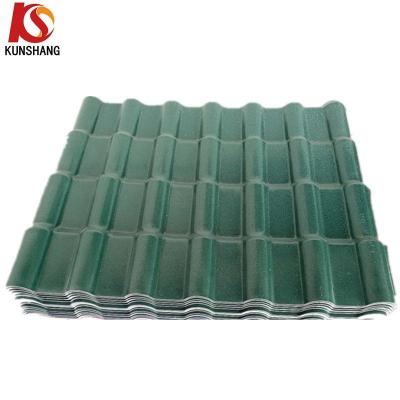 China 1050mm Anti-ferrugem ASA Resina Espanhola telhado de telhado UPVC Panela de telhas onduladas de plástico Desempenho superior e longevidade à venda
