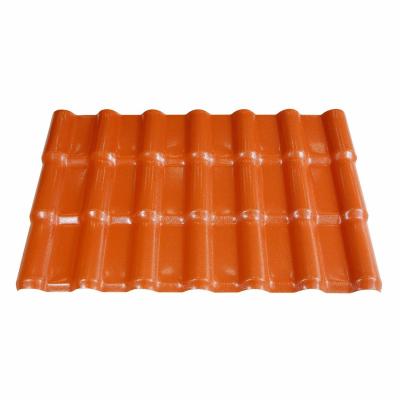 China Excellent Color Stability Corrugated PVC Roof/Roofing Sheet ASA Synthetic Resin Spanish Style Roof Tile for Residential for sale