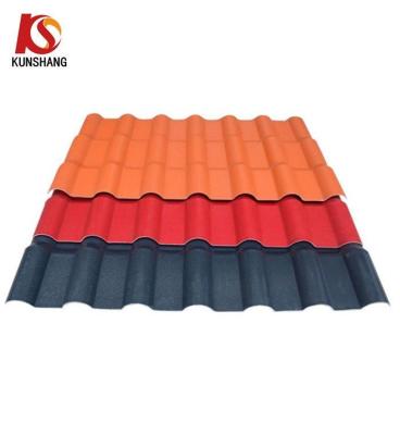 China 2.000kg Package Gross Weight PVC/ASA Roof Tile Sale Anti-UV Best for House Roofing Materials for sale