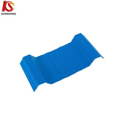 China 1130 mmx5900 mm Chapas de telhado de plástico corrugado UPVC anticorrosivo com material de PVC durável à venda