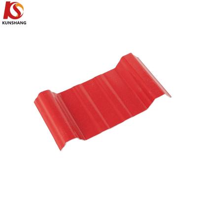 China 1130 mmx5900 mm Chapas de telhado de plástico corrugado UPVC anticorrosivo com material de PVC durável à venda