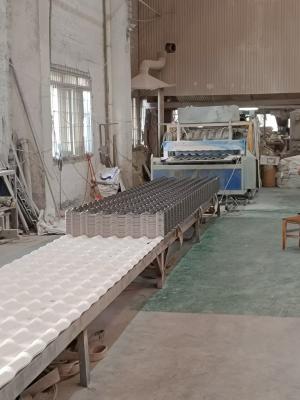 China Brick Red Long Span Plastic Corrugated Shingle Roof Sheet ASA Coated PVC Spanish Roof Tile Customized Length for sale