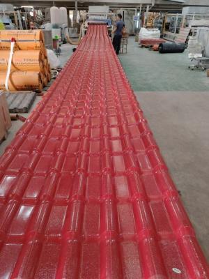 China 2.000kg Package Gross Weight Spanish Tile PVC Teja Espanola Plastic Corrugated ASA Coating Synthetic Resin Roofing Tile for sale