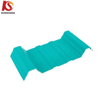 China Durable Plastic PVC Roof Tiles with Lifetime in UPVC 900mm-1360mm for sale