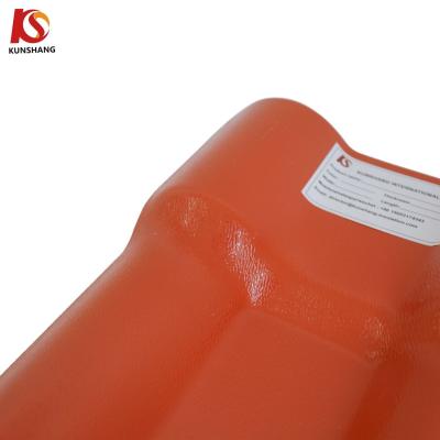 China 50 Years Life Time Authentic Spanish Style PVC Spanish Roof Tiles Designed to Bring a Spanish Touch to Your Home Outdoor for sale
