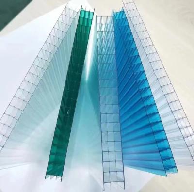 China Policarbonato telhado azulejo folhas de sol PC folhas em relevo 2100mm multi-parede multi-camadas Honeycomb X estrutura PC policarbonato à venda