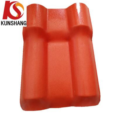 China Teto em PVC de resina sintética espanhola/peças de telhado/tejas à venda