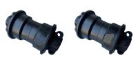China OEM SY395 Excavator Bottom Rollers 50mn 35MnB Forging Casting Process for sale