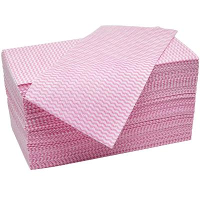 China Multi Purpose Food Service Wipers Reusable Non Woven 32-120gsm for sale