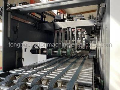 Cina 60 mm Automatica scatola ondulata scatola di cartone scatola Flexo Stampa Slotter Die Cutter Folder Gluer Linkage Line Machine in vendita