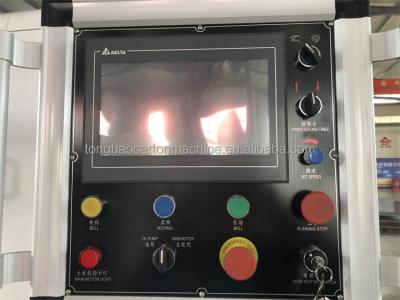 Cina 380V semiautomatico a piattaforma piatta, tagliatore e creatore per la piattaforma di cartone ondulato MY in vendita