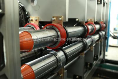 Cina 40000 KG High Definition Flexo Printing Slotting Rotary Die Cutting Machine per scatole di cartone ondulato in vendita