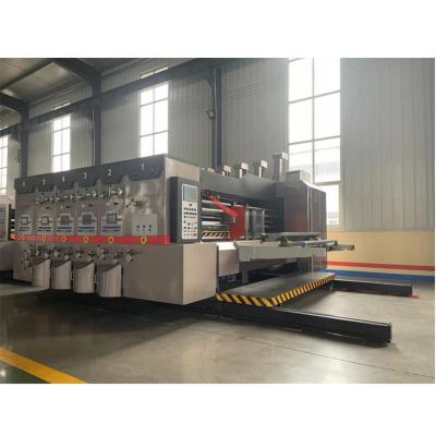 Cina Velocità automatica Flexo Stampa Slotting Die-taglio macchina per la vostra linea di produzione in vendita