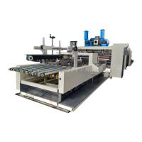 China Automatic Folder Gluer Inline Corrugated Box Flexo Printing Machine with 1200mm Width for sale