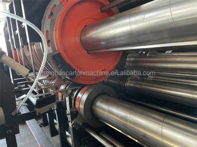 中国 1200mm 幅の自動フォルダーグルーアインラインゴラッテッドボックスフレックス印刷機 販売のため