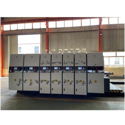 Cina 4 Macchine per il taglio e la stampa a stampo Flexo a colori per imballaggi in scatola di cartone in vendita