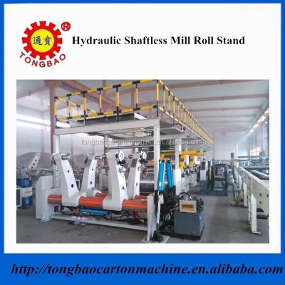 Cina Macchina per la realizzazione di scatole ondulate a 1500 mm personalizzabile con supporto a rotoli per mulini idraulici in vendita