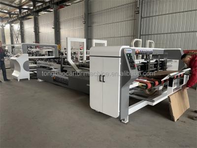 China 380V Folder Gluer Machine for Corrugated Box and Lock Bottom Production for sale