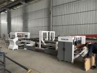 China Electric Driven Full Automatic Carton Folder Gluer Machine for Lock Bottom Boxes for sale