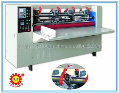 Cina 70mm sottile coltello Creasing Pressing Line avanzata scatola di cartone Soluzione macchina di produzione in vendita